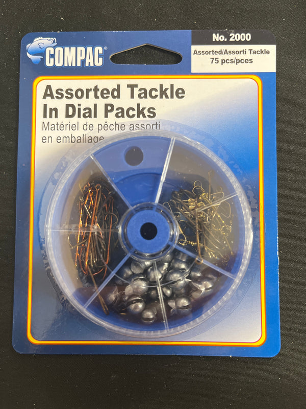 COMPAC ASSORTED TACKLE IN DIAL PACK - ATLANTIC GUNS & GEAR