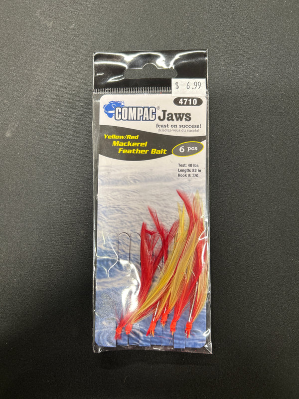 COMPAC JAWS MACKEREL FEATHER BAIT - ATLANTIC GUNS & GEAR
