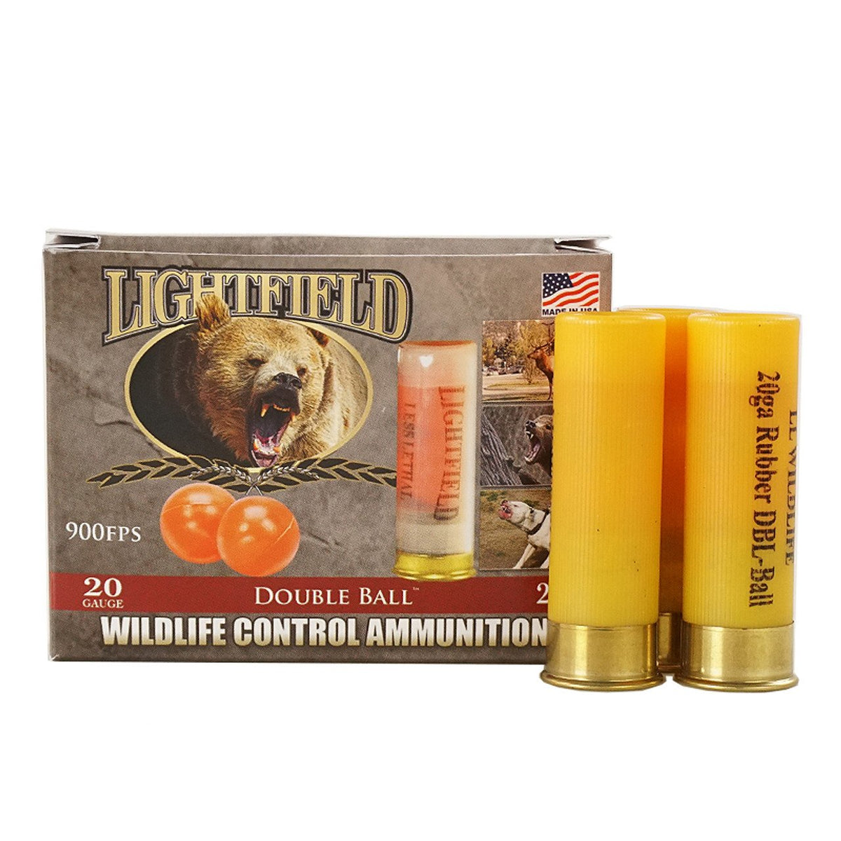 Lightfield Double Ball Slugs - 20GA, 2-3/4", Box of 5 [CWDB-20 ...